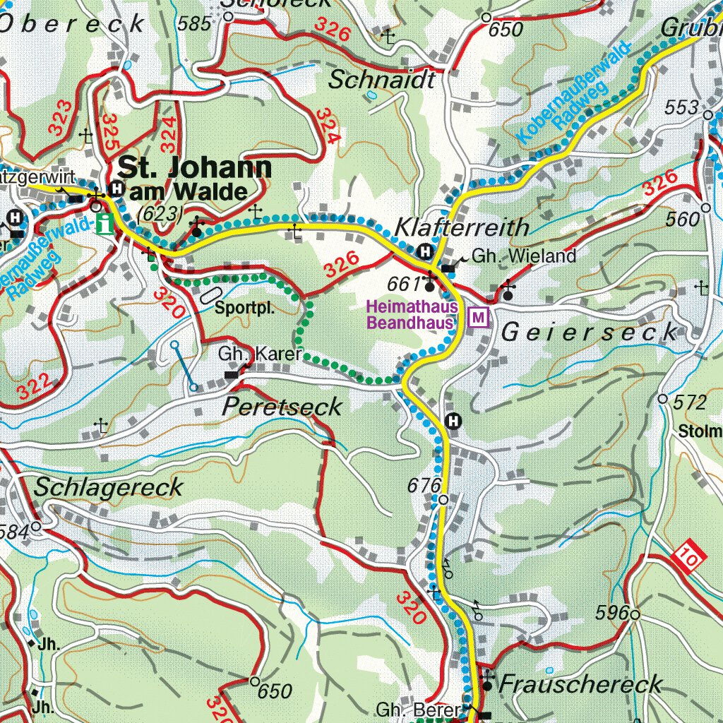 Hiking Map Thermal Region Innviertel by Freytag-Berndt & Artaria KG ...