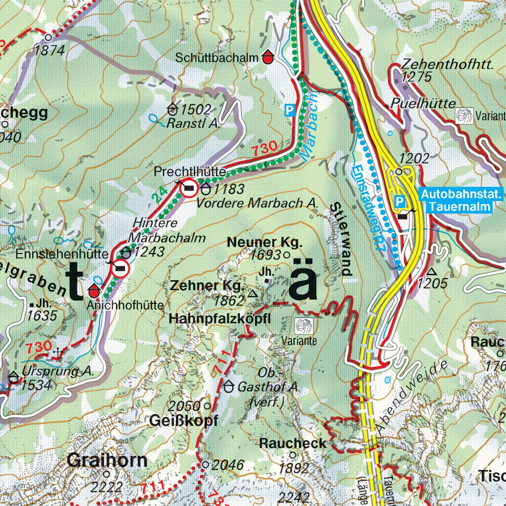Hiking Map Radstädter Tauern - Katschberg by Freytag-Berndt & Artaria ...