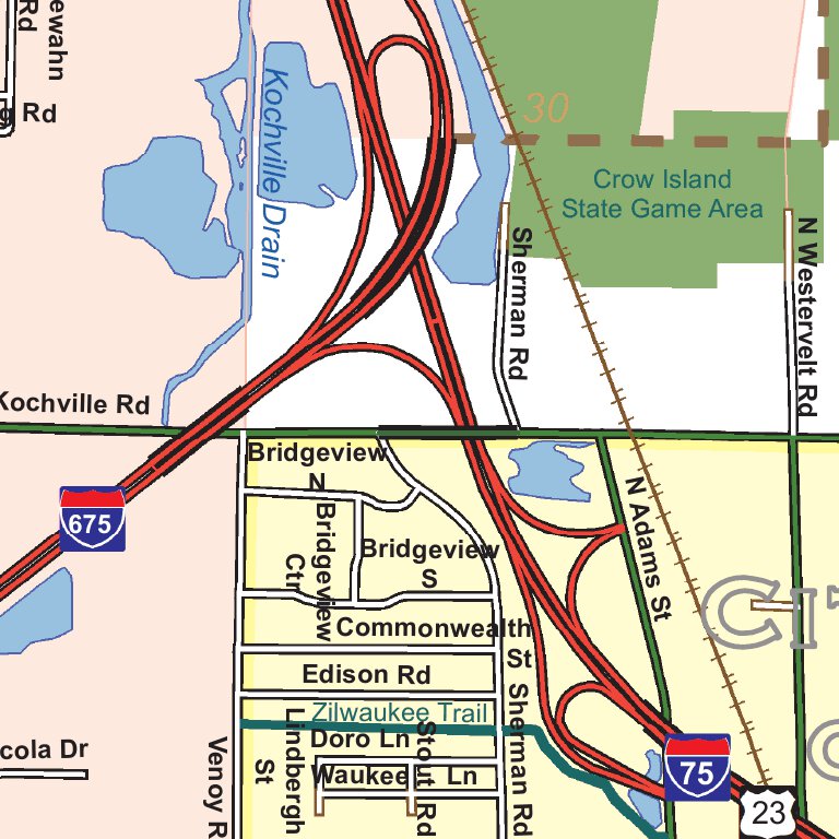 Kochville Township, Saginaw County, MI Map by Donald Dale Milne ...