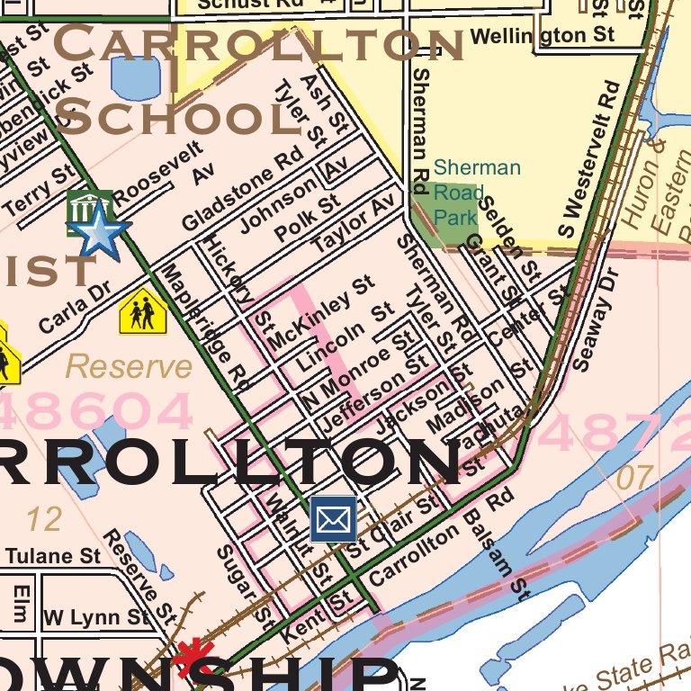 Carrollton Township, Zilwaukee Township, and City of Zilwaukee, Saginaw ...