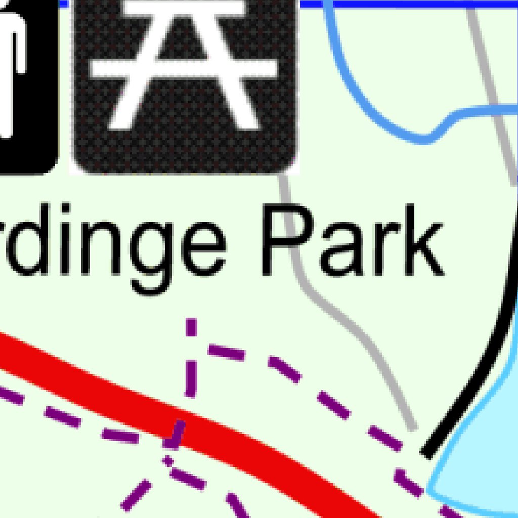 WalkGPS - Bickley Reservoir-Lions Lookout Walk Area - Darling Range Map ...