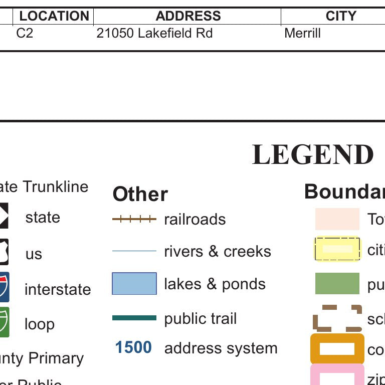 Lakefield Township, Saginaw County, Michigan Map by Donald Dale Milne ...