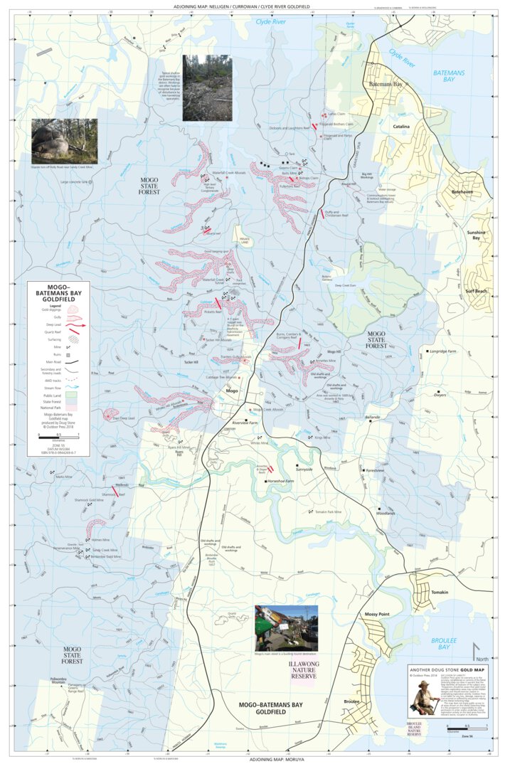 Mogo - Batemans Bay Map by Doug Stone GOLD MAPS | Avenza Maps