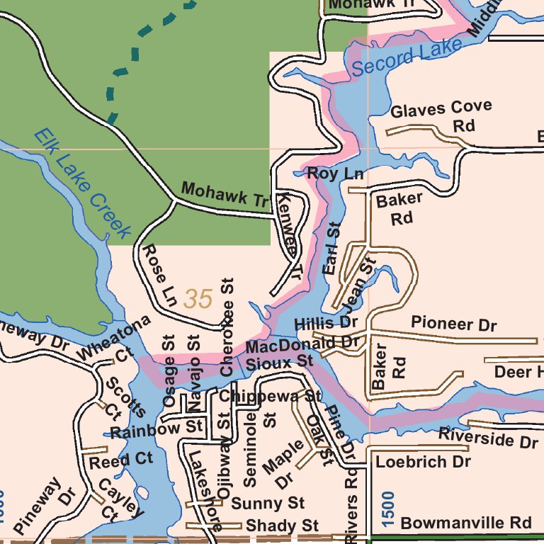 Clement Township, Gladwin County, Michigan Map by Donald Dale Milne ...