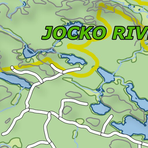 Ontario Nature Reserve: Jocko Rivers Part 1 Map by Xavier Maps | Avenza ...