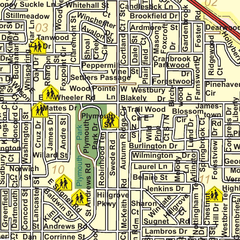 North ½ of City of Midland and Midland Township, Midland County ...