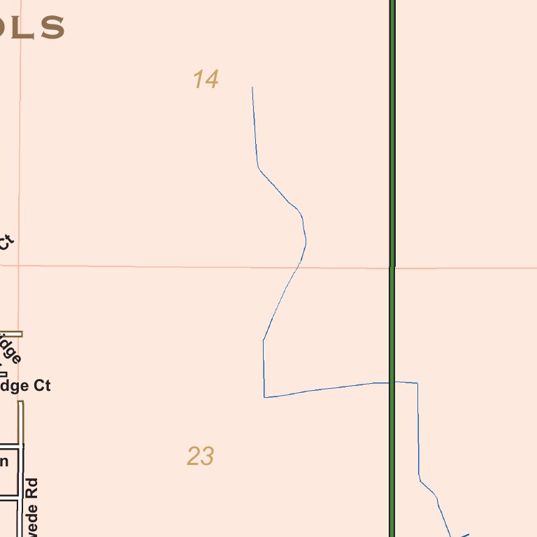 Larkin Township, Midland County, Michigan Map by Donald Dale Milne ...