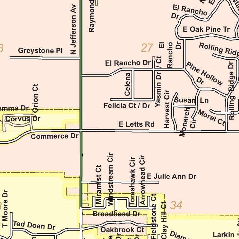 Larkin Township, Midland County, Michigan Map by Donald Dale Milne ...