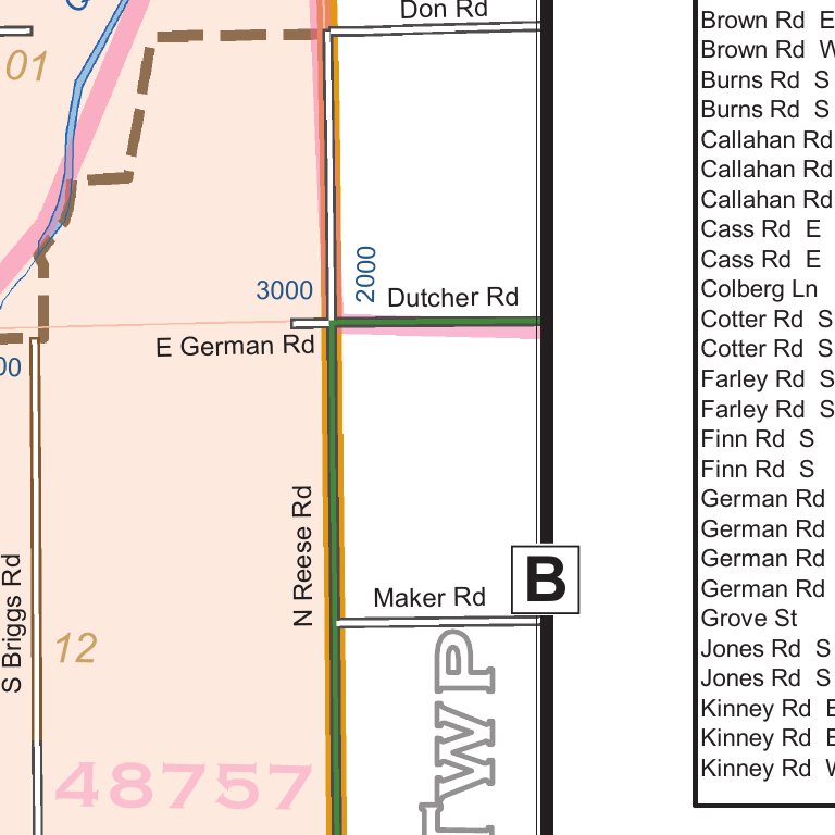Merritt Township, Bay County, MI Map by Donald Dale Milne | Avenza Maps