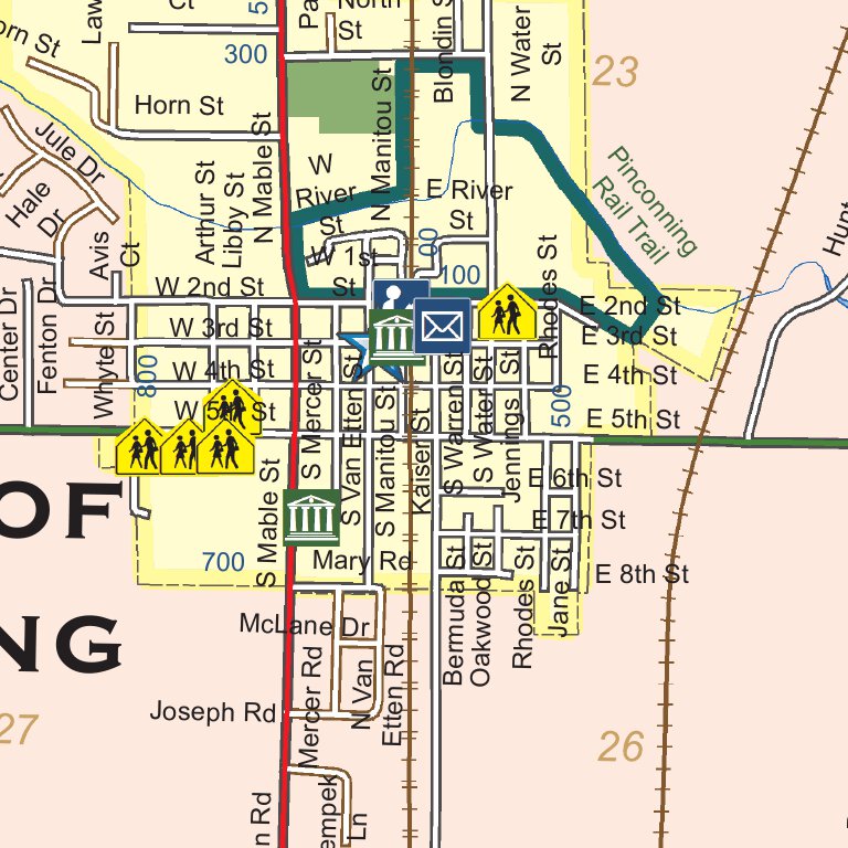 Pinconning Township, Bay County, MI Map by Donald Dale Milne | Avenza Maps