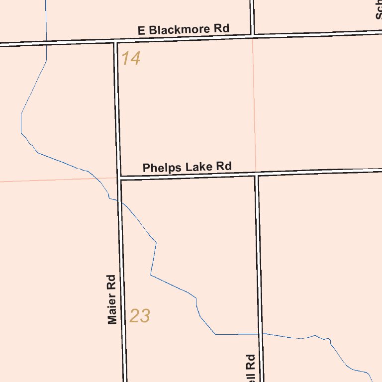 Fremont Township, and Village of Mayville, Tuscola County, Michigan Map ...