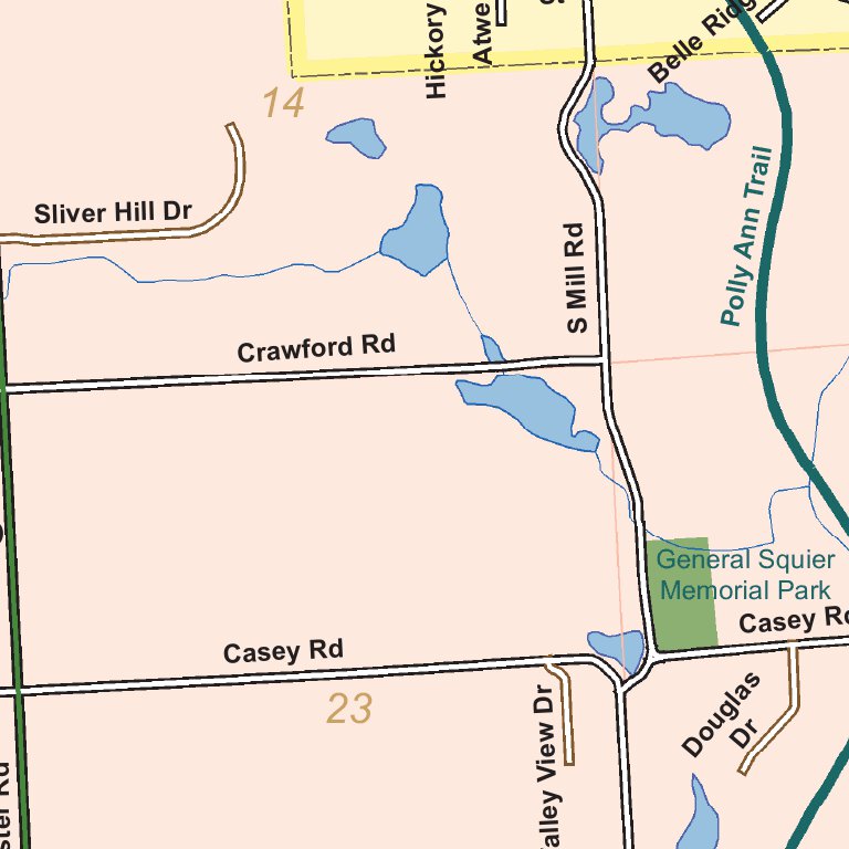 Dryden Township, Lapeer County, Michigan Map by Donald Dale Milne ...