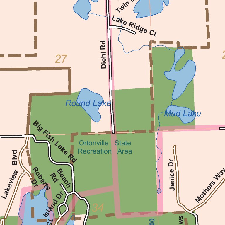 Hadley Township, Lapeer County, MI Map by Donald Dale Milne | Avenza Maps