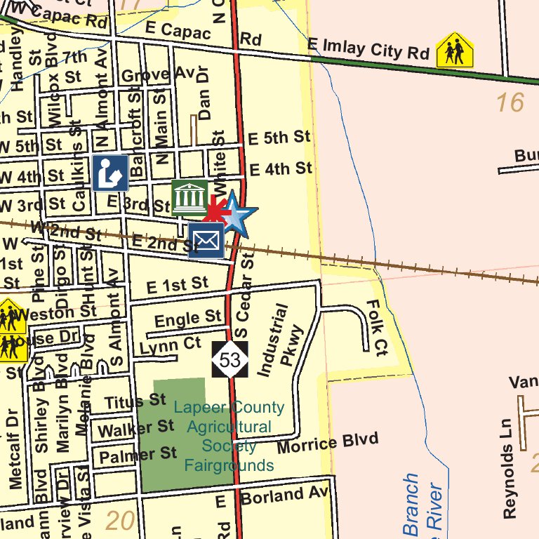 Imlay Township, Lapeer County, MI Map by Donald Dale Milne | Avenza Maps