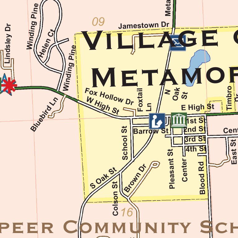 Metamora Township, Lapeer County, MI Map by Donald Dale Milne | Avenza Maps