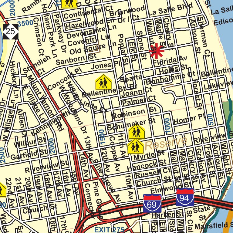 Port Huron, St. Clair County, MI Map by Donald Dale Milne | Avenza Maps