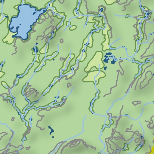 Ontario Nature Reserve: Larder River Map by Xavier Maps | Avenza Maps