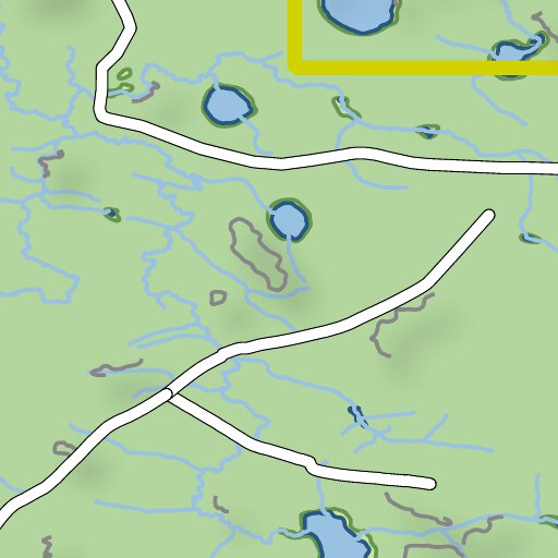 Ontario Nature Reserve: Little Abitibi Part 1 Map by Xavier Maps ...