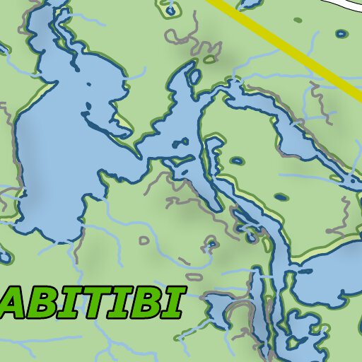 Ontario Nature Reserve: Little Abitibi Part 1 Map by Xavier Maps ...