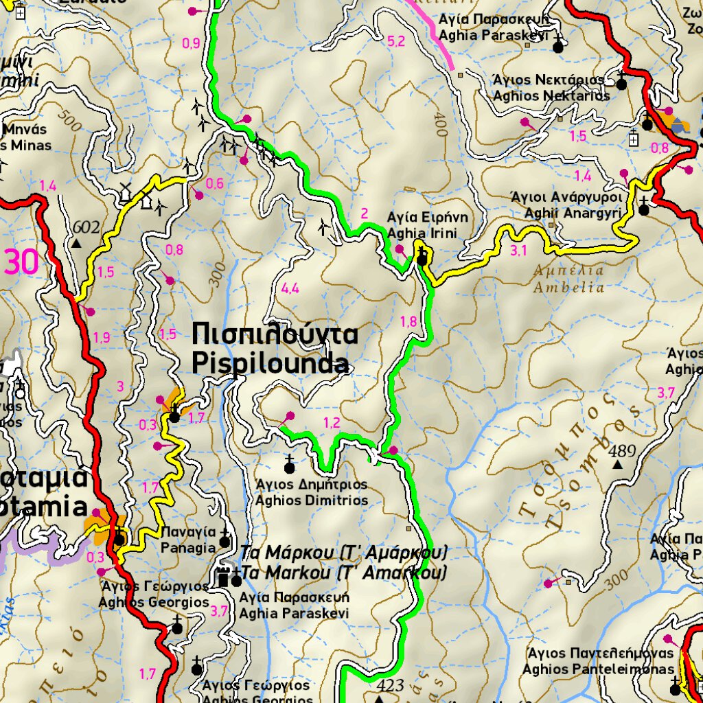 Chios, Greece Map by Terrain Editions | Avenza Maps