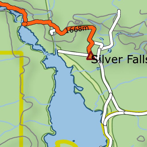 Ontario Provincial Park: Silver Falls Map by Xavier Maps | Avenza Maps