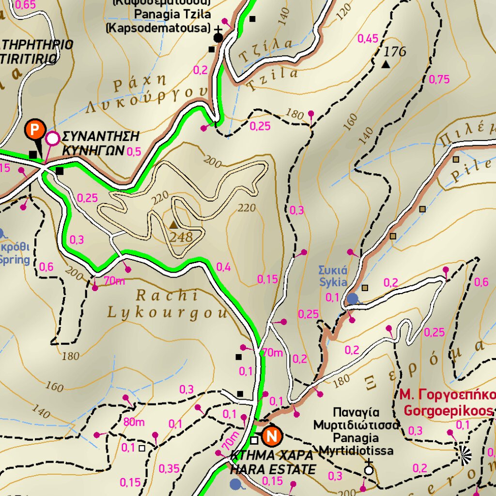Spetses, Greece Map by Terrain Editions | Avenza Maps