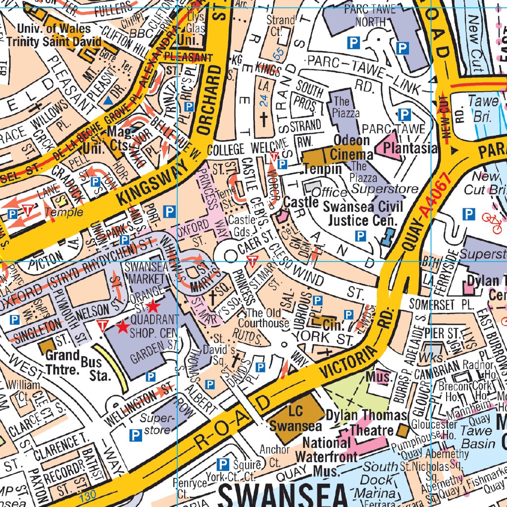 A-Z Swansea Street Map by Geographers' A-Z Map Company | Avenza Maps