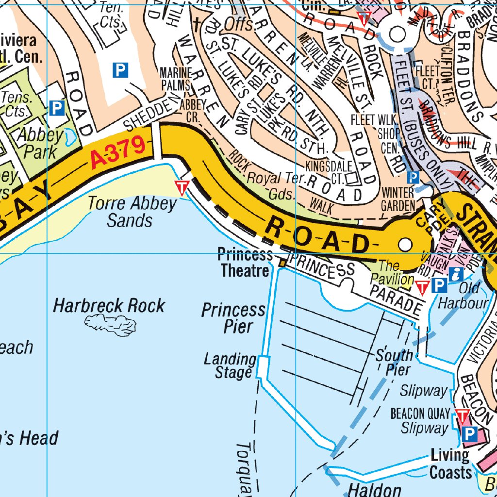 A-Z Torquay Street Map by Geographers' A-Z Map Company | Avenza Maps