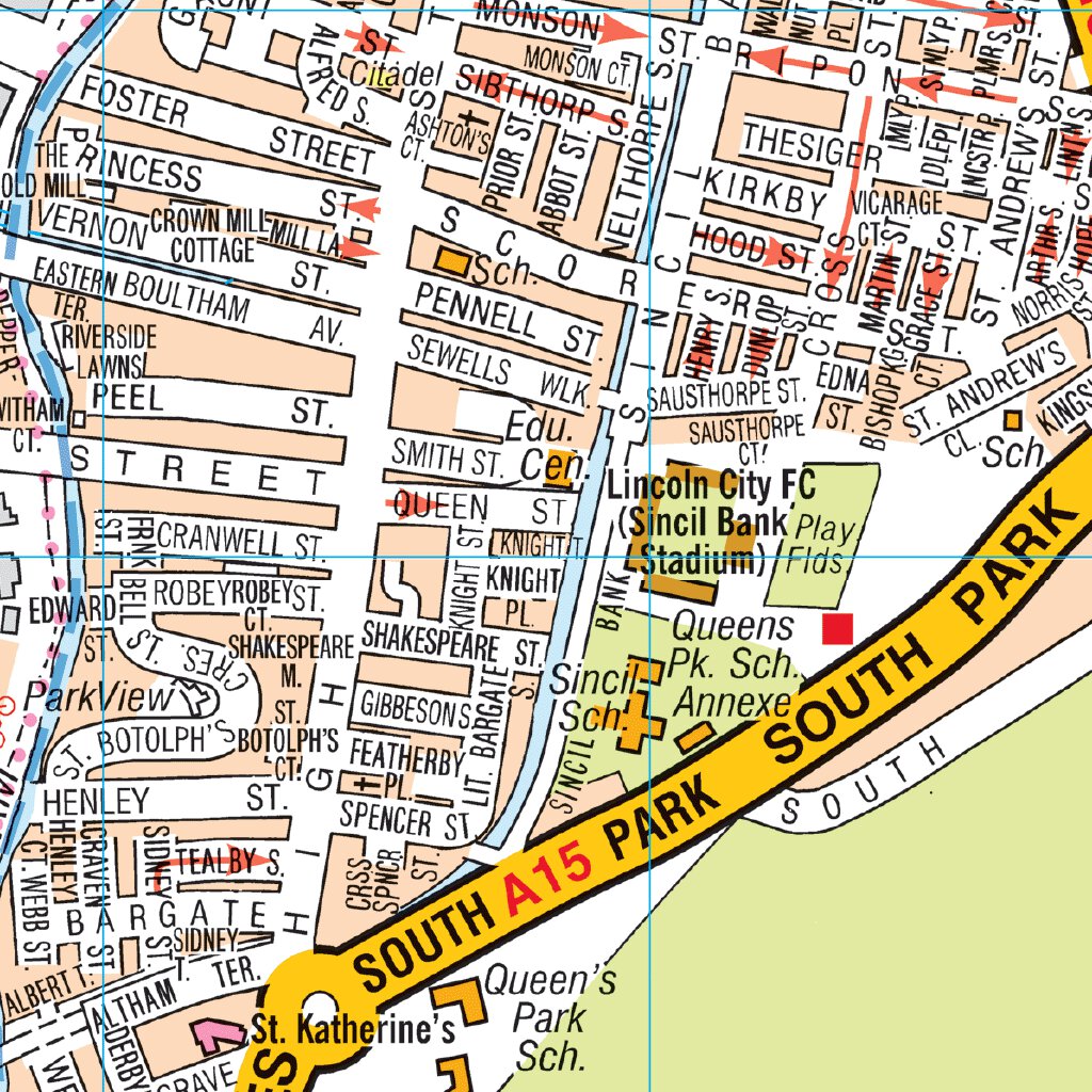 A-Z Lincoln Street Map by Geographers' A-Z Map Company | Avenza Maps
