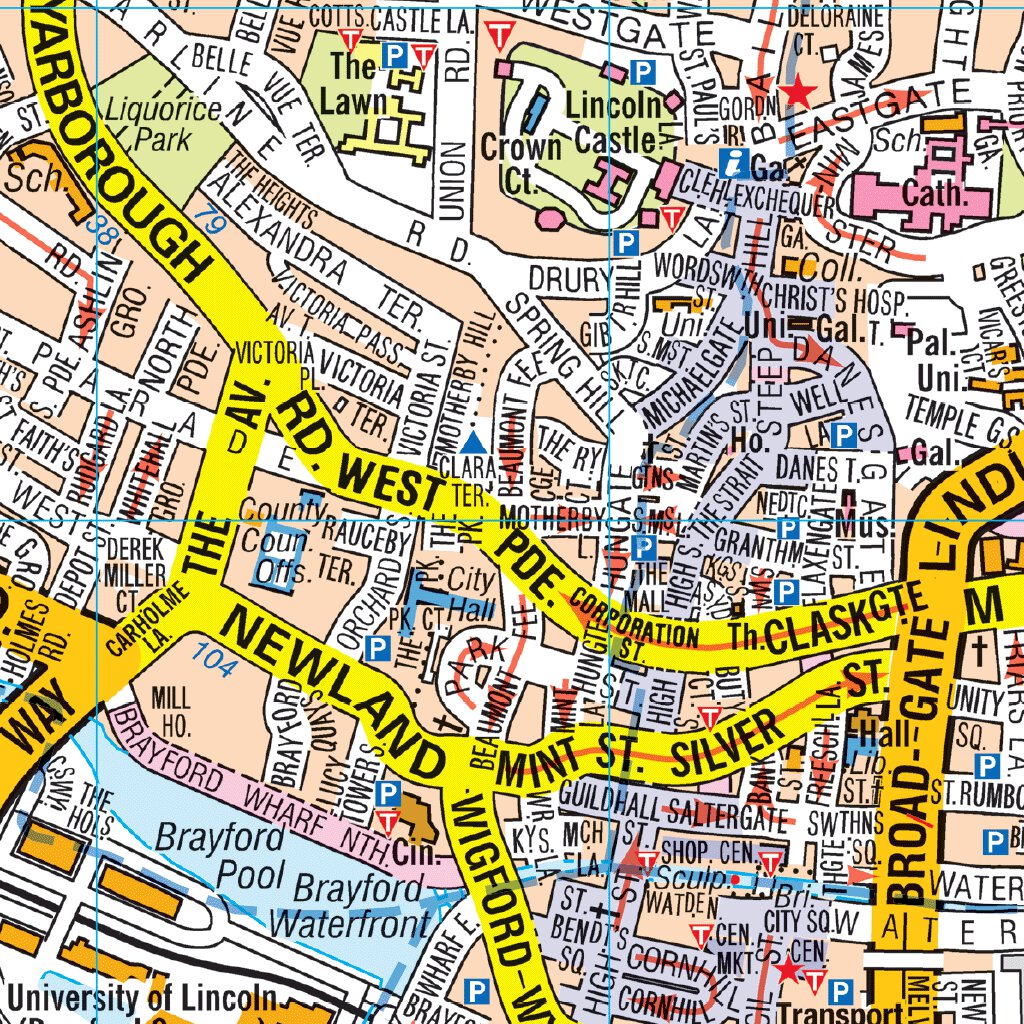 A-Z Lincoln Street Map by Geographers' A-Z Map Company | Avenza Maps
