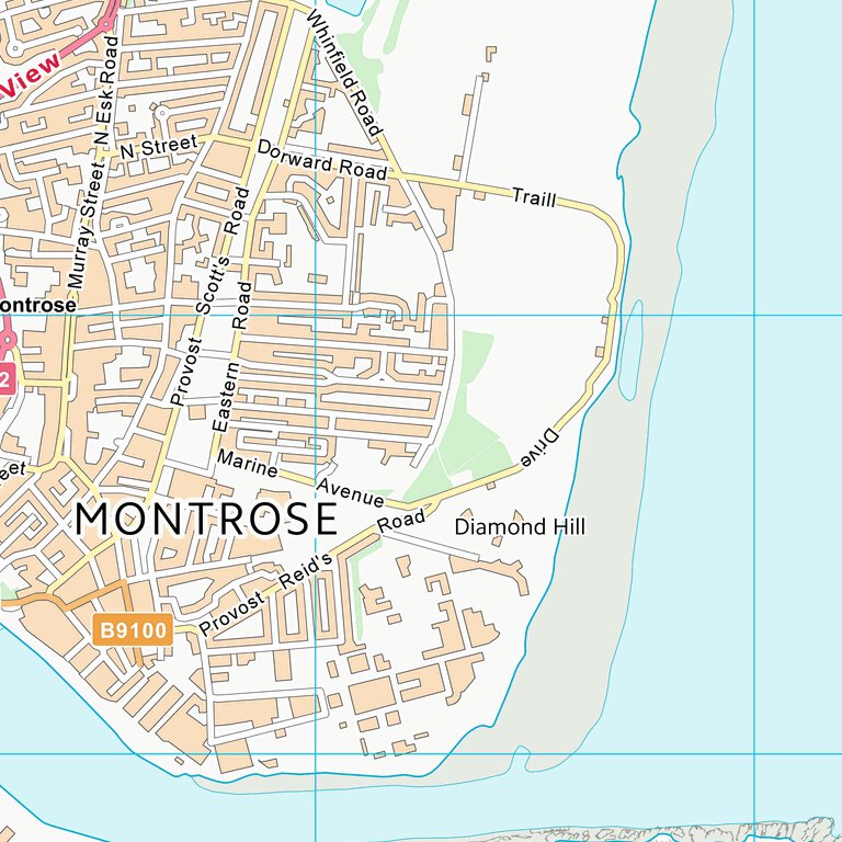 Angus (NO75) Map by UK Topographic Maps | Avenza Maps