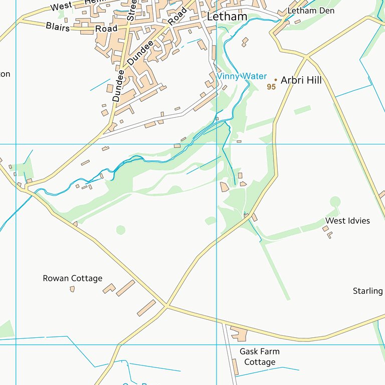 Angus (NO54) Map by UK Topographic Maps | Avenza Maps