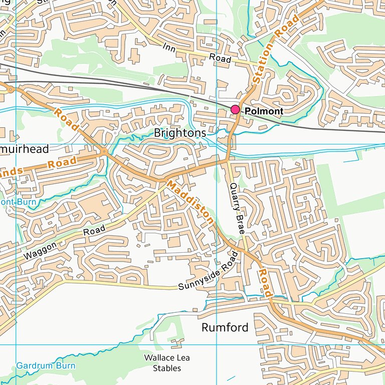 Falkirk (NS97) Map by UK Topographic Maps | Avenza Maps