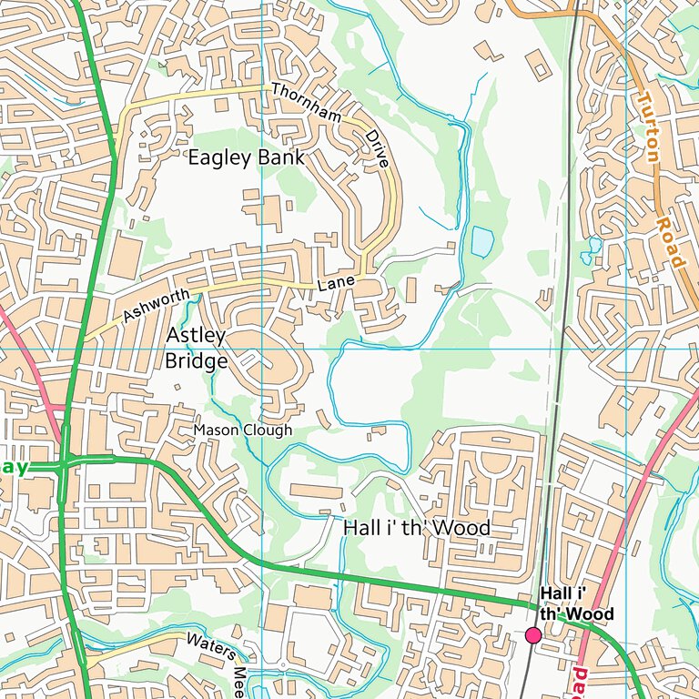 Bury District (B) (SD71) Map by UK Topographic Maps | Avenza Maps