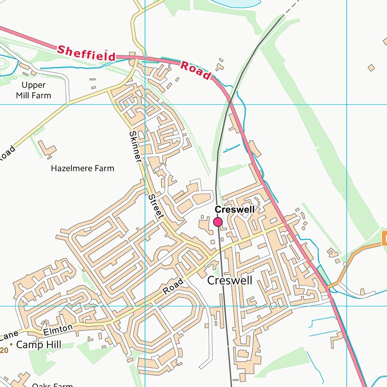 Bassetlaw District (SK57) Map by UK Topographic Maps | Avenza Maps