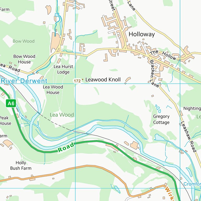 Amber Valley District (B) (SK35) Map by UK Topographic Maps | Avenza Maps