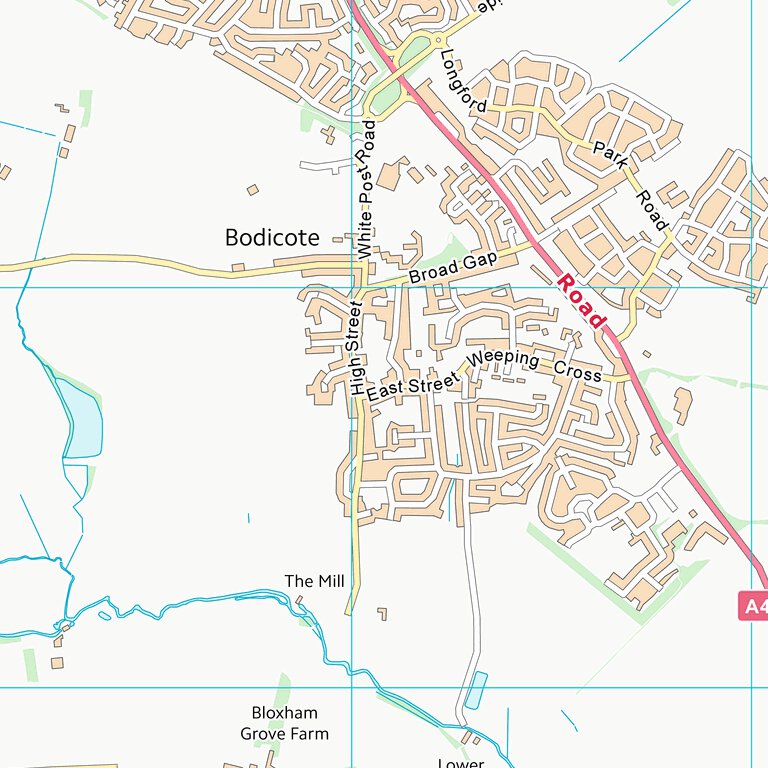 Cherwell District (SP43) Map by UK Topographic Maps | Avenza Maps