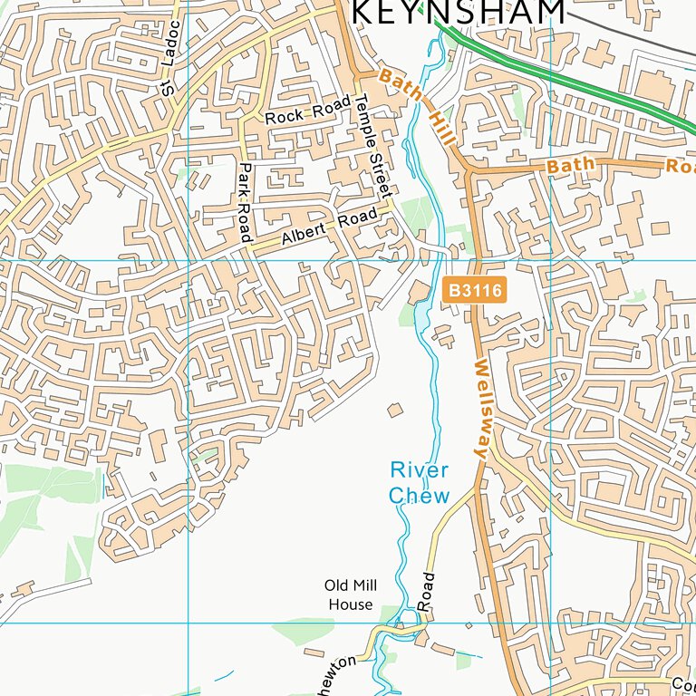 Bath and North East Somerset (ST66) Map by UK Topographic Maps | Avenza ...