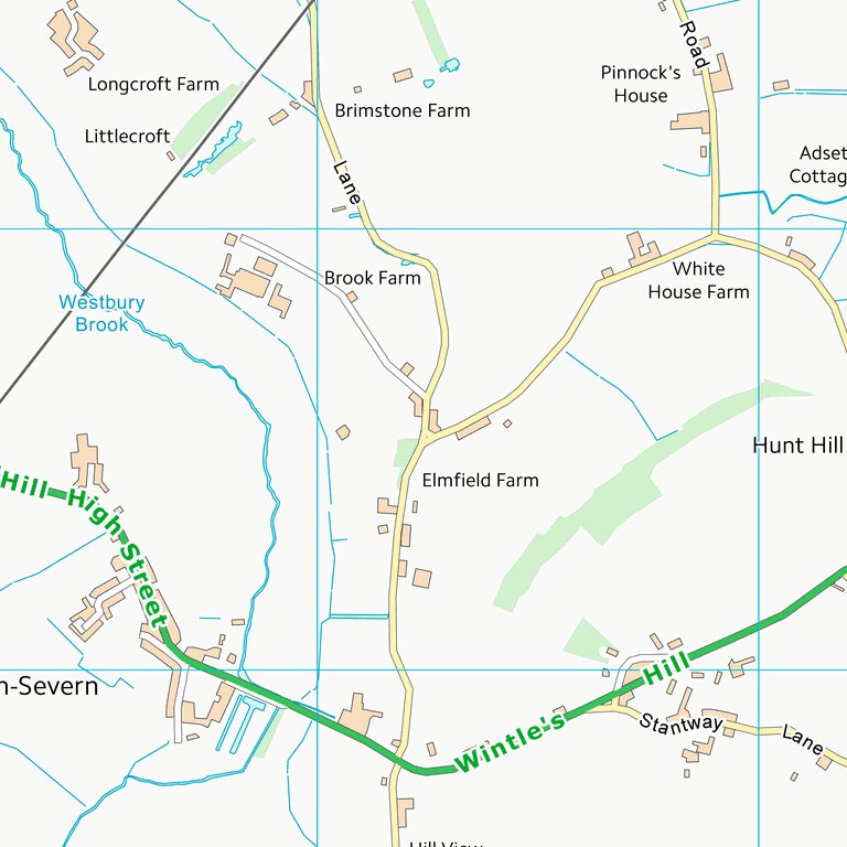 Forest of Dean District (SO71) Map by UK Topographic Maps | Avenza Maps