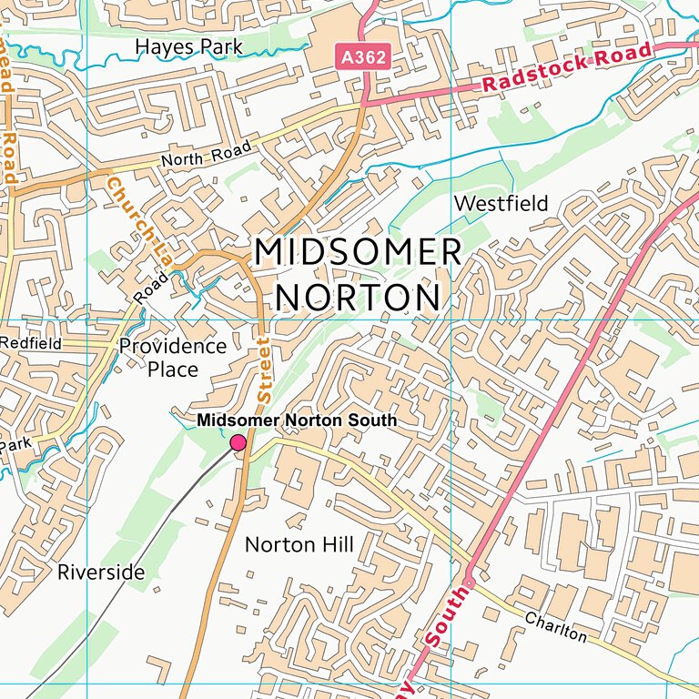Bath and North East Somerset (ST65) Map by UK Topographic Maps | Avenza ...