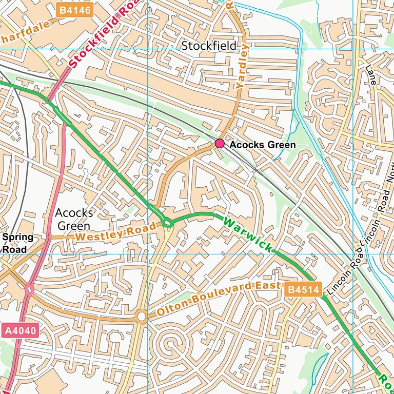 Birmingham District (B) (SP18) Map by UK Topographic Maps | Avenza Maps
