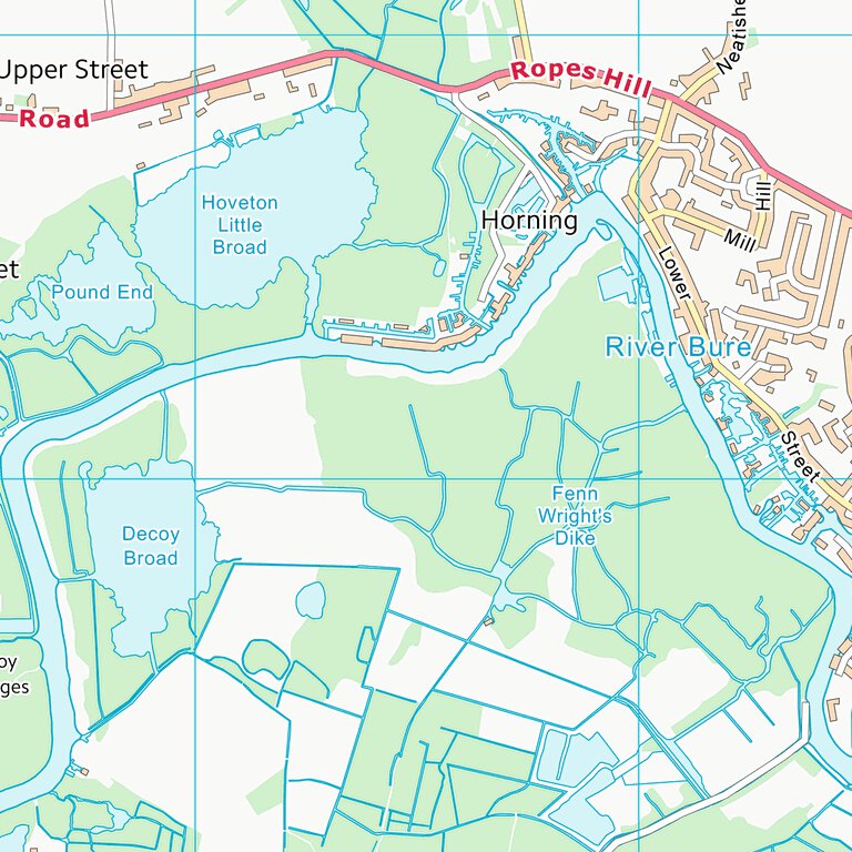 Broadland District (TG31) Map by UK Topographic Maps | Avenza Maps