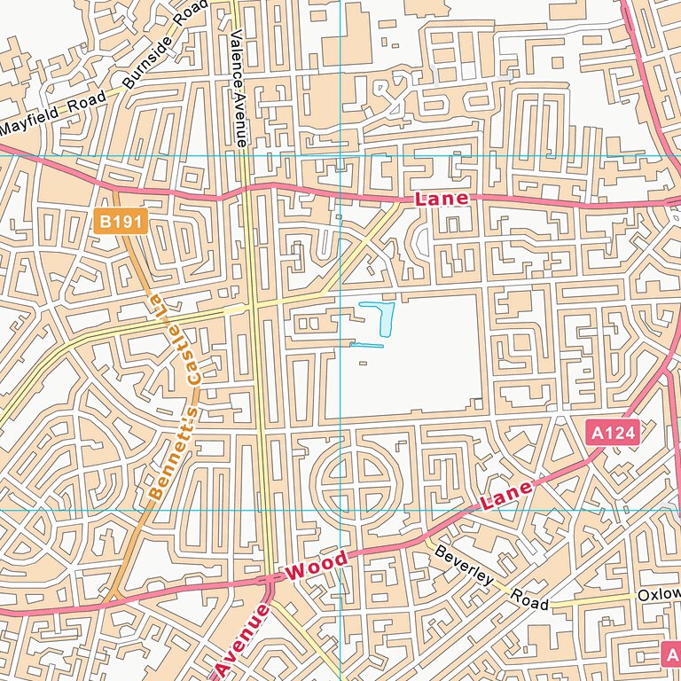 Barking and Dagenham London Boro (TQ48) Map by UK Topographic Maps ...