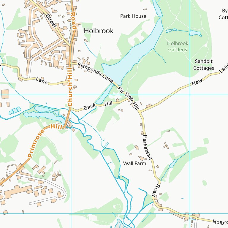 Babergh District (TM13) Map by UK Topographic Maps | Avenza Maps