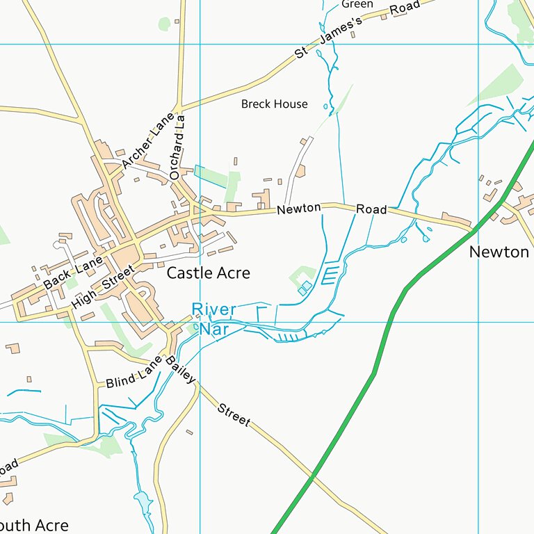 Breckland District (TF81) Map by UK Topographic Maps | Avenza Maps