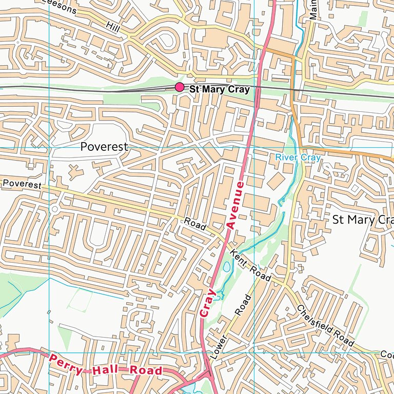 Bromley London Boro (TQ46) Map by UK Topographic Maps | Avenza Maps