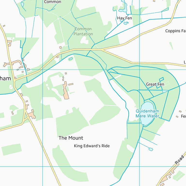 Breckland District (TM08) Map by UK Topographic Maps | Avenza Maps