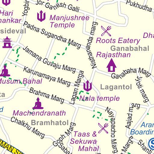 Kathmandu City 1:15,000 - ITMB Map by ITMB Publishing Ltd. | Avenza Maps