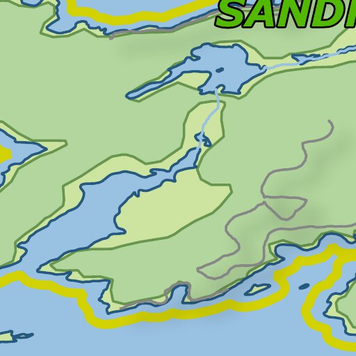 Ontario Nature Reserve: Sandpoint Island Map by Xavier Maps | Avenza Maps