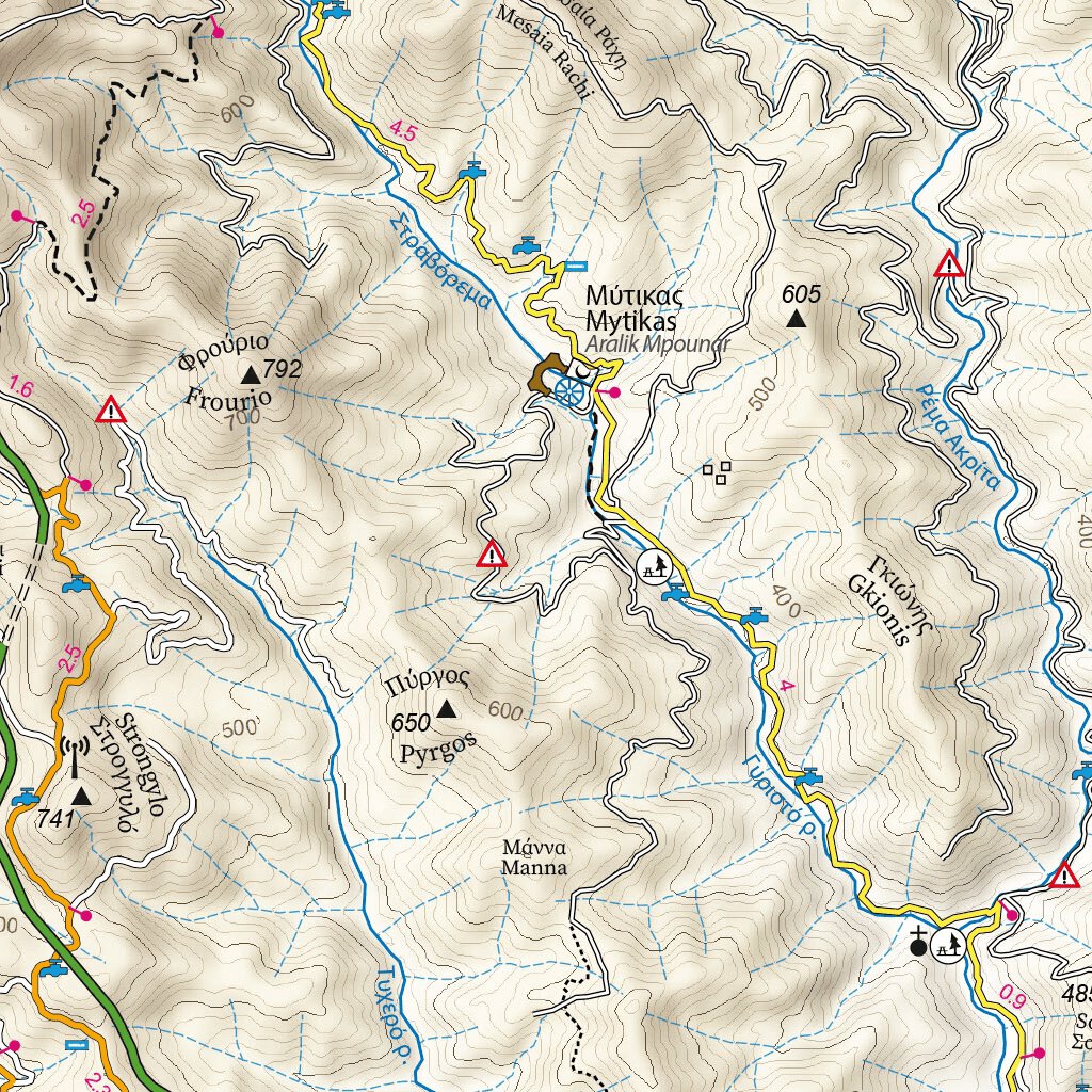 Rodopi (Rhodope) Mountains East 1: 40.000 Map by Geopsis Maps & Guides ...